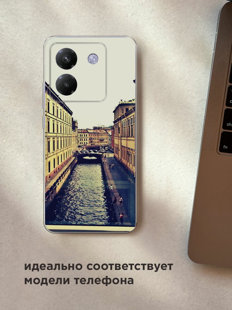 Чехол на Poco M7 Pro / Поко М7 Про с принтом "Санкт-Петербург" — фото 1