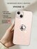 Чехол на Apple iPhone 13 / Айфон 13 с принтом "Полет вокруг луны", прозрачный
