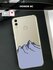 Силиконовый чехол на Honor 8C / Хонор 8С с принтом "Гора", прозрачный