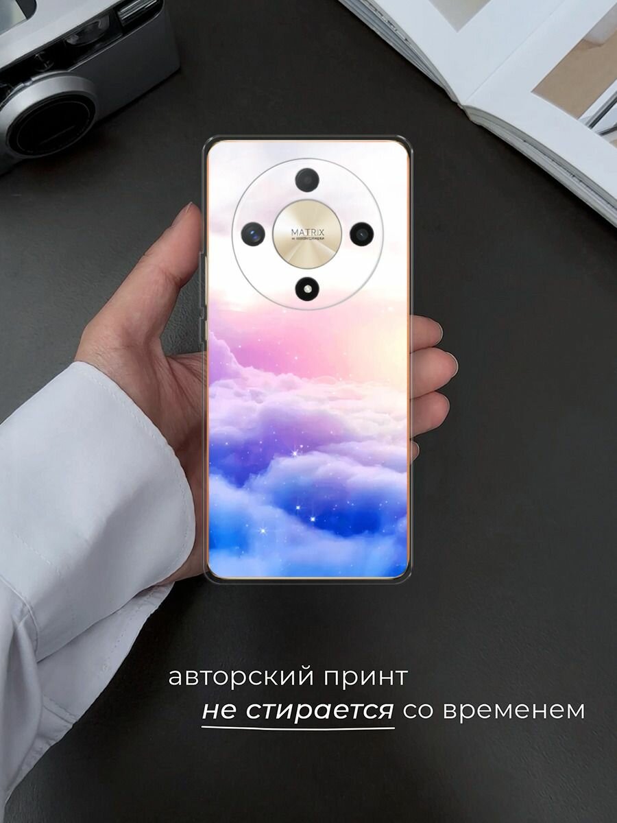 Силиконовый чехол на Honor X9b / Хонор X9B с принтом "Небеса" — фото 1