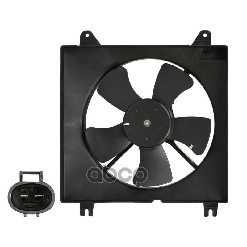 Вентилятор радиатора CHEVROLET LACETTI (2004>) 2 контакта LUZAR арт. LFC0564