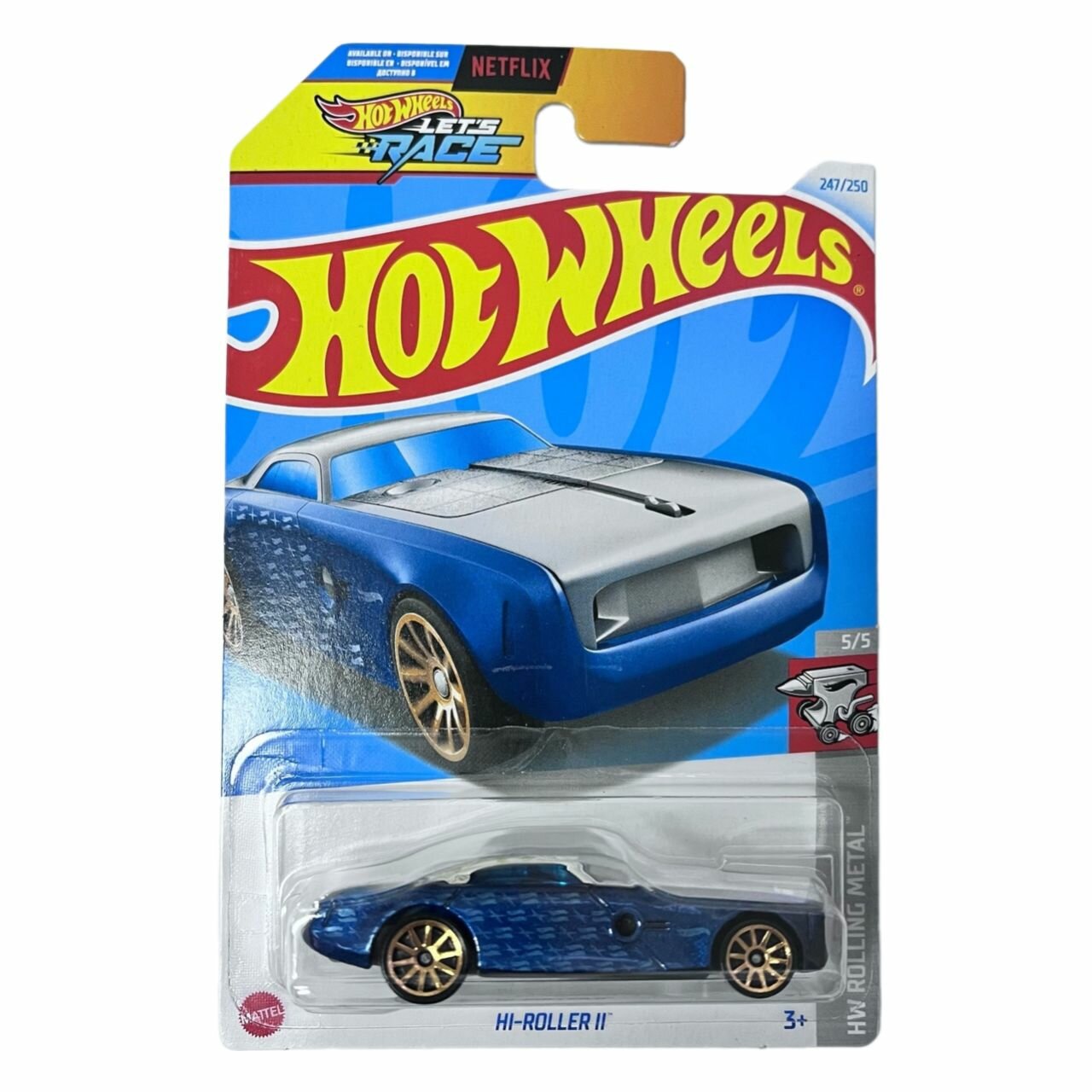 Машинка Hot Wheels металлическая в масштаб 1:64 HI-ROLLER II
