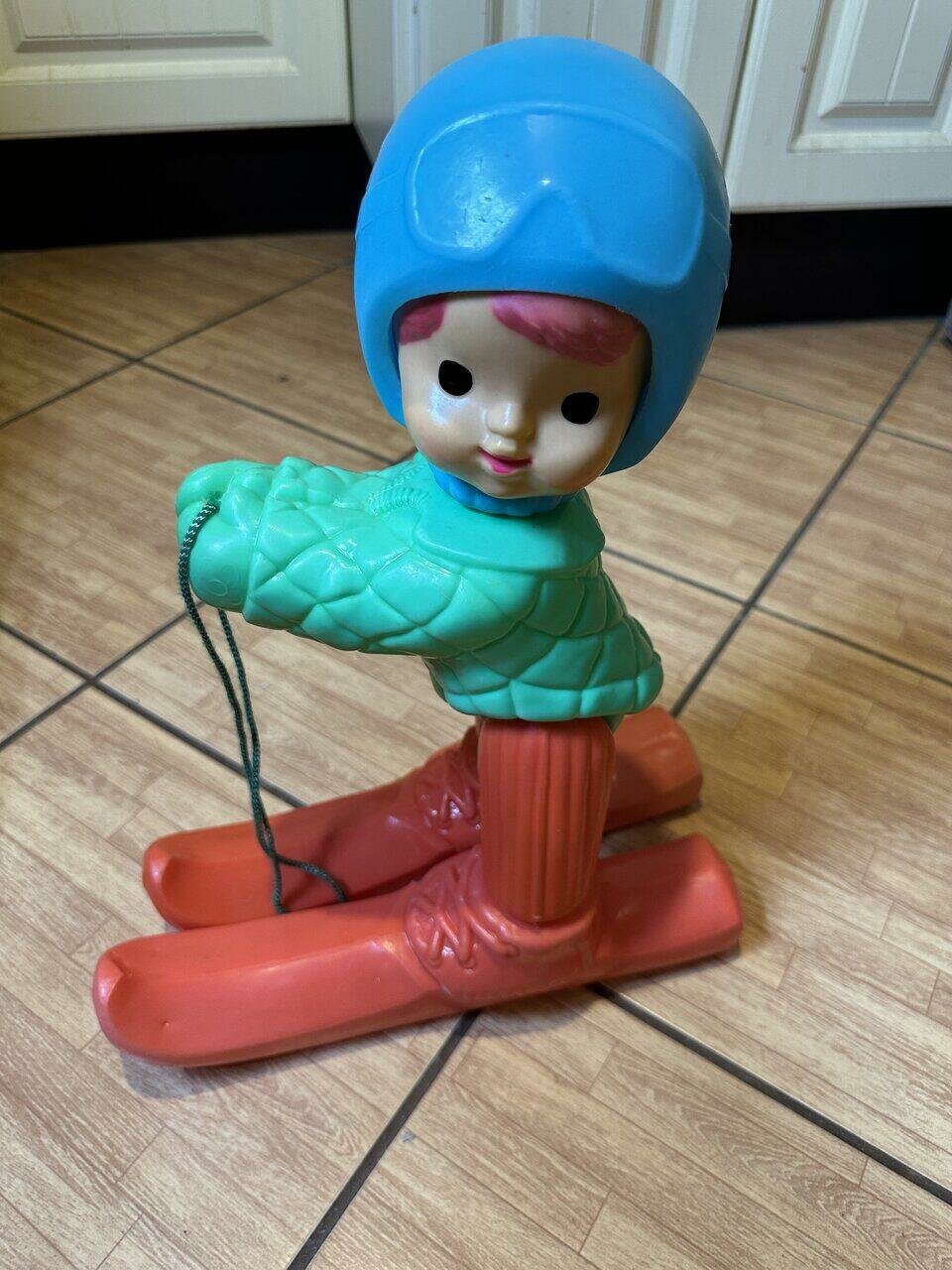 Игрушка Лыжница Охтален автор Лев Сморгон СССР 60 годы редчайшая