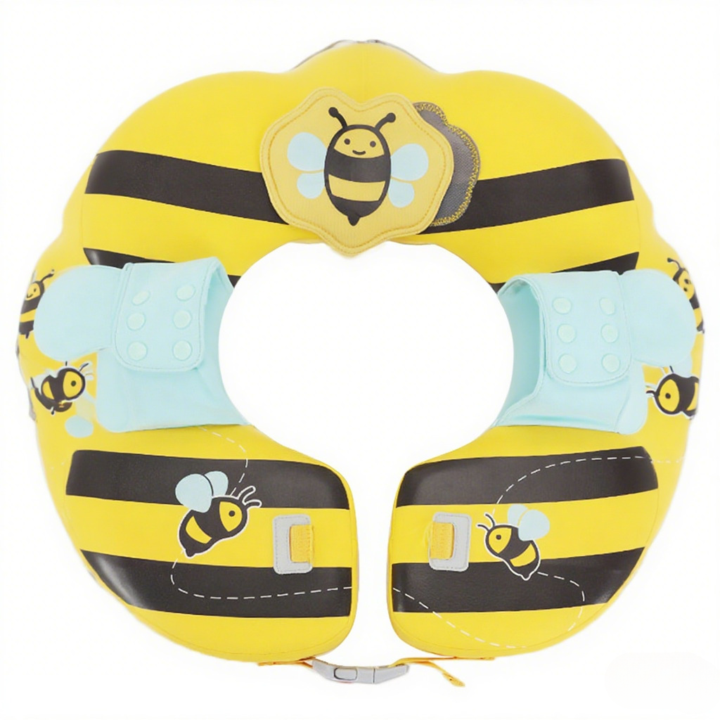 Пластмассовый нераздувной водонепроницаемый обруч для плавания для детей Тренажер для плавания для детей 3-72 месяцев Мальчики Девочки Инфанты Пластмассовый обруч Цвет Желтый Материал Жемчужный пенопласт + Кожа Количество 1 штука
