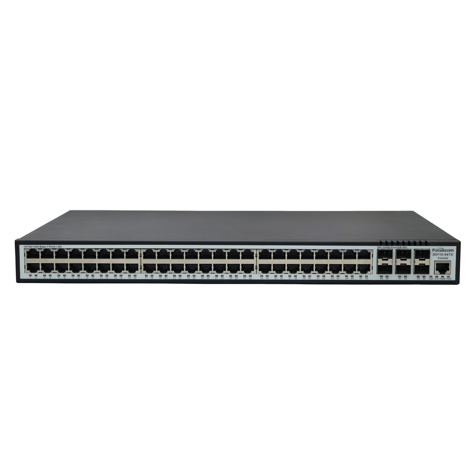 48-Port L3 Managed Gigabit & 10G Enterprise Switch – S5710-54TX