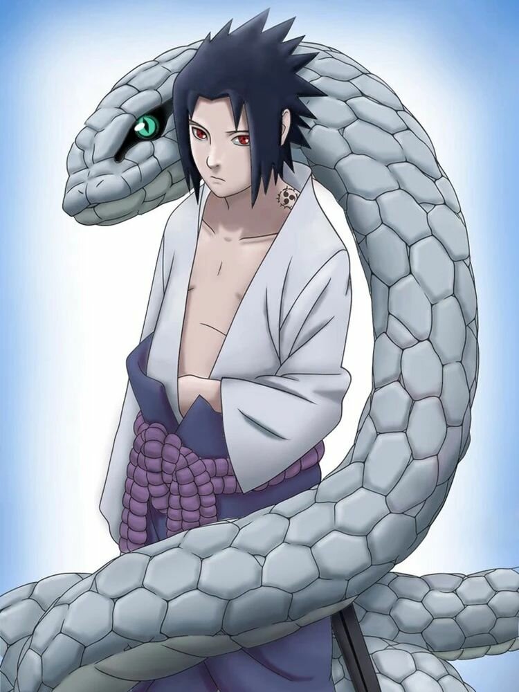 Алмазная картина "Наруто" алмазная огранка 40х50 см,40X50CM, белый