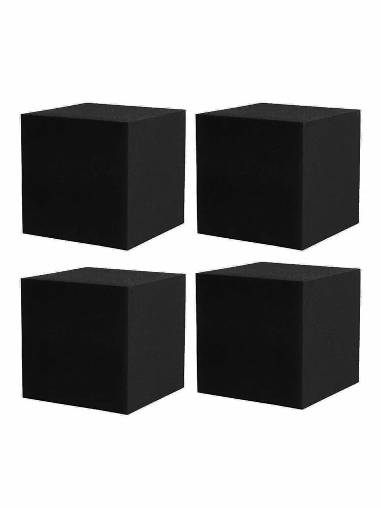 Акустические басовые ловушки Echoton Cube 300 для студии, 4 шт, 30×30×30 см, эластичный пенополиуретан