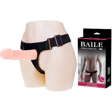 Baile Jessica Strap On, телесный Полый страпон с трусиками