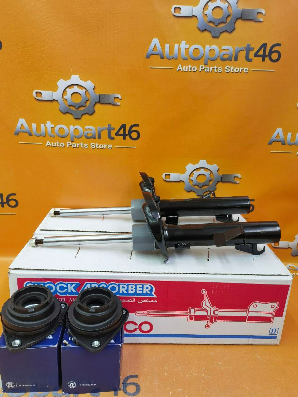 Амортизаторы передние с опорами и подшипниками Форд Фокус 2 Ford Focus 2 TOKICO Япония Lemforder Франция отличное качество