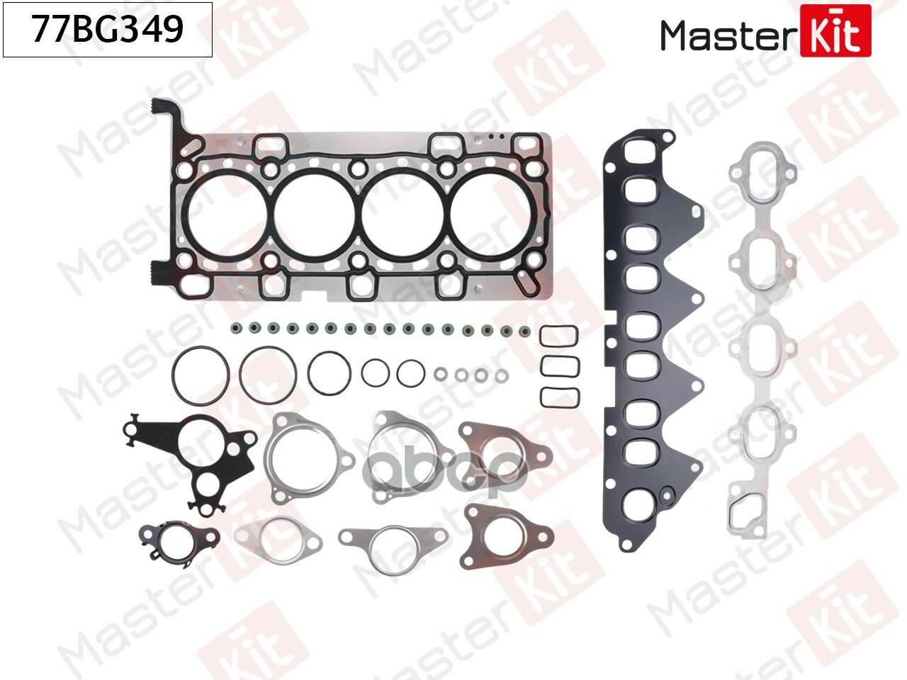 Комплект прокладок двигателя верхний NISSAN X-TRAIL (T32_) R9M MasterKit арт. 77BG349