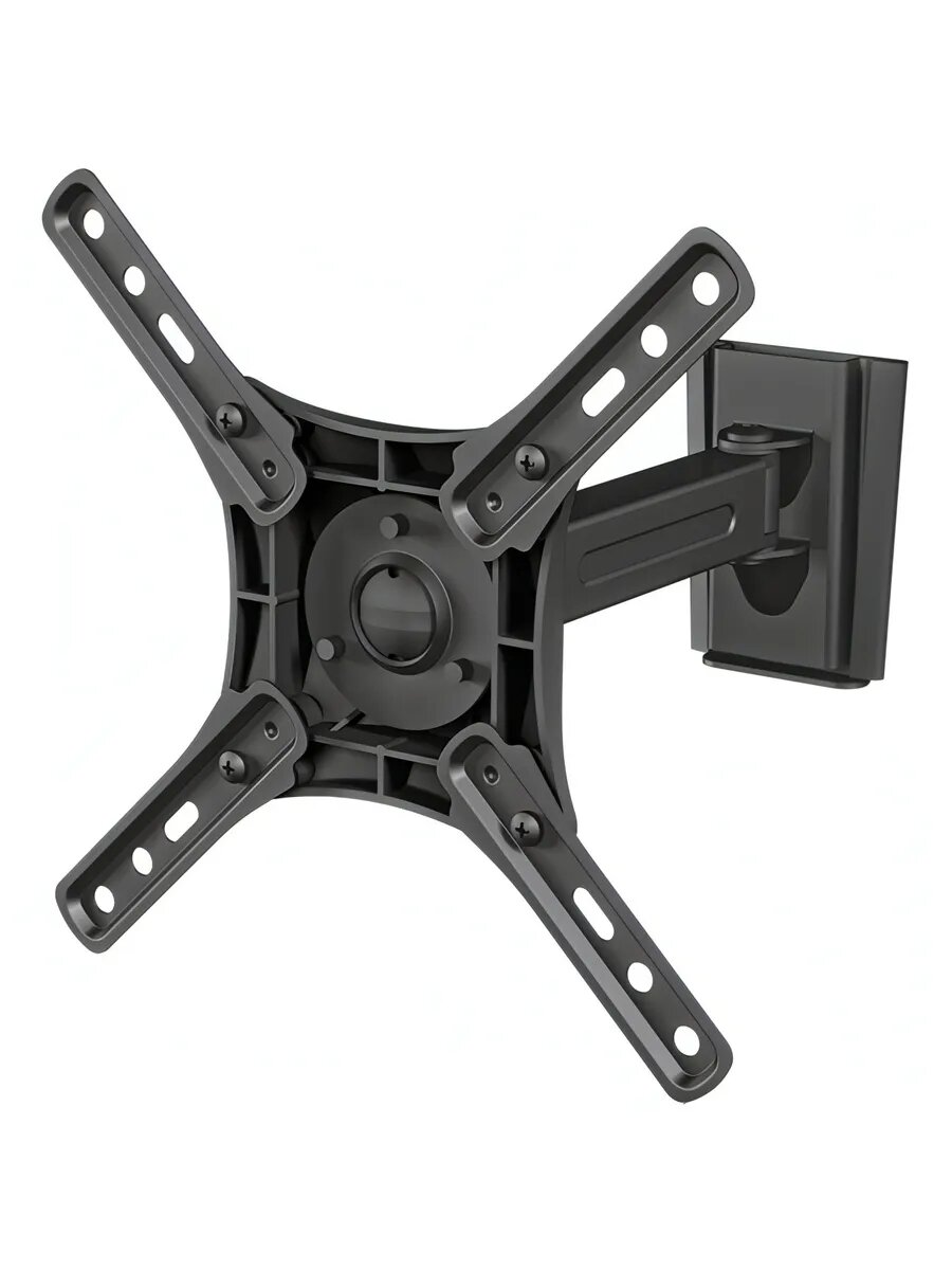 Кронштейн для ТВ Настенный, Наклонно-Поворотный Skadi S-4223 B 17"-42"/43см - 107см Чёрный