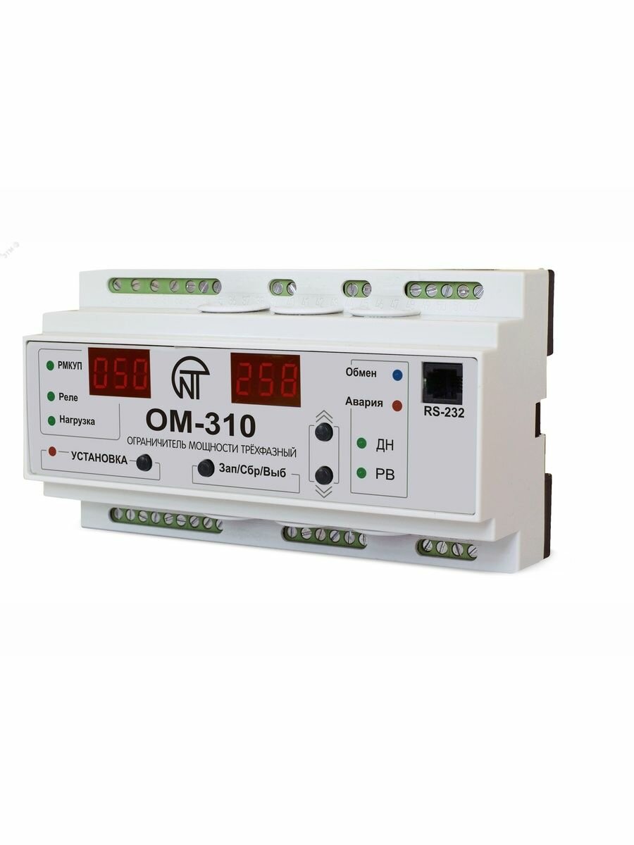 Трехфазный ограничитель мощности Новатек-Электро ОМ-310