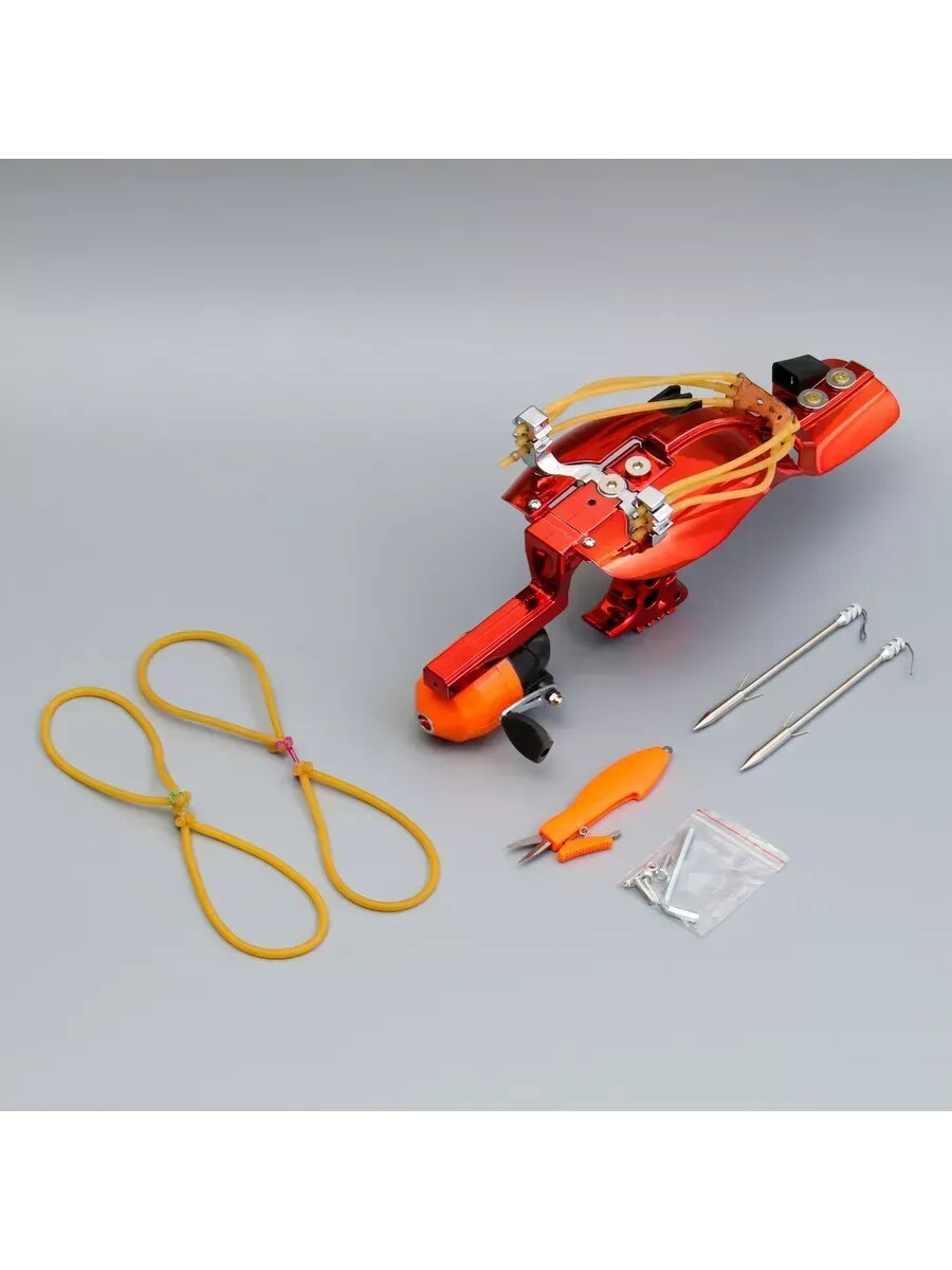 Рогатка рыболовная, 3 жгута, 2 стрелы