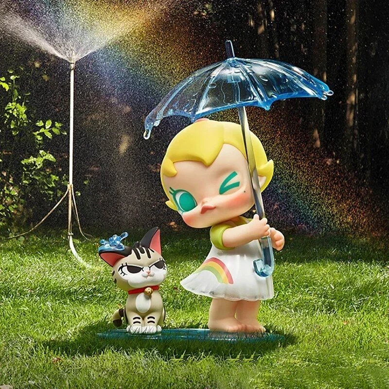 POP MART Baby Molly & Baby Tabby Series Mystery Box Come Under Umbrella