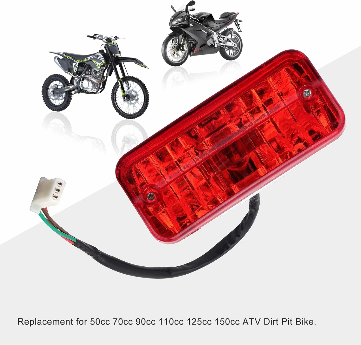 Стоп-сигнал для мотоцикла питбайка квадроцикла 50-250 куб.