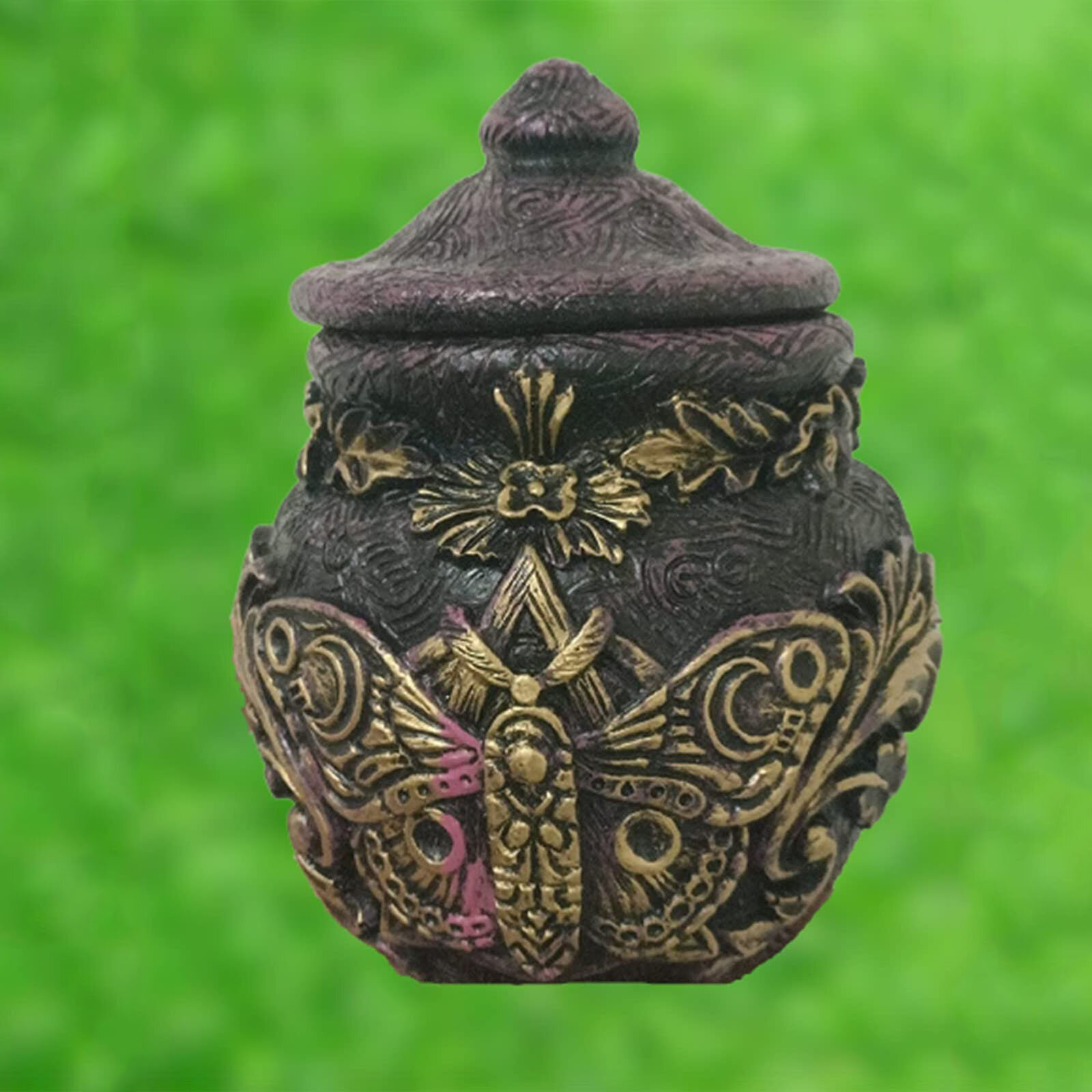 Hardwood Stoppers Bottles Sculpture Home Decor DIY Decoration Tiny Jars Favors Gothic Wiccan Altar Statue Decor из смолы вес approx. 250g 330g в упаковке размер как на картинке упаковка картонная коробка + пенопласт количество 1x декоративный орнамент