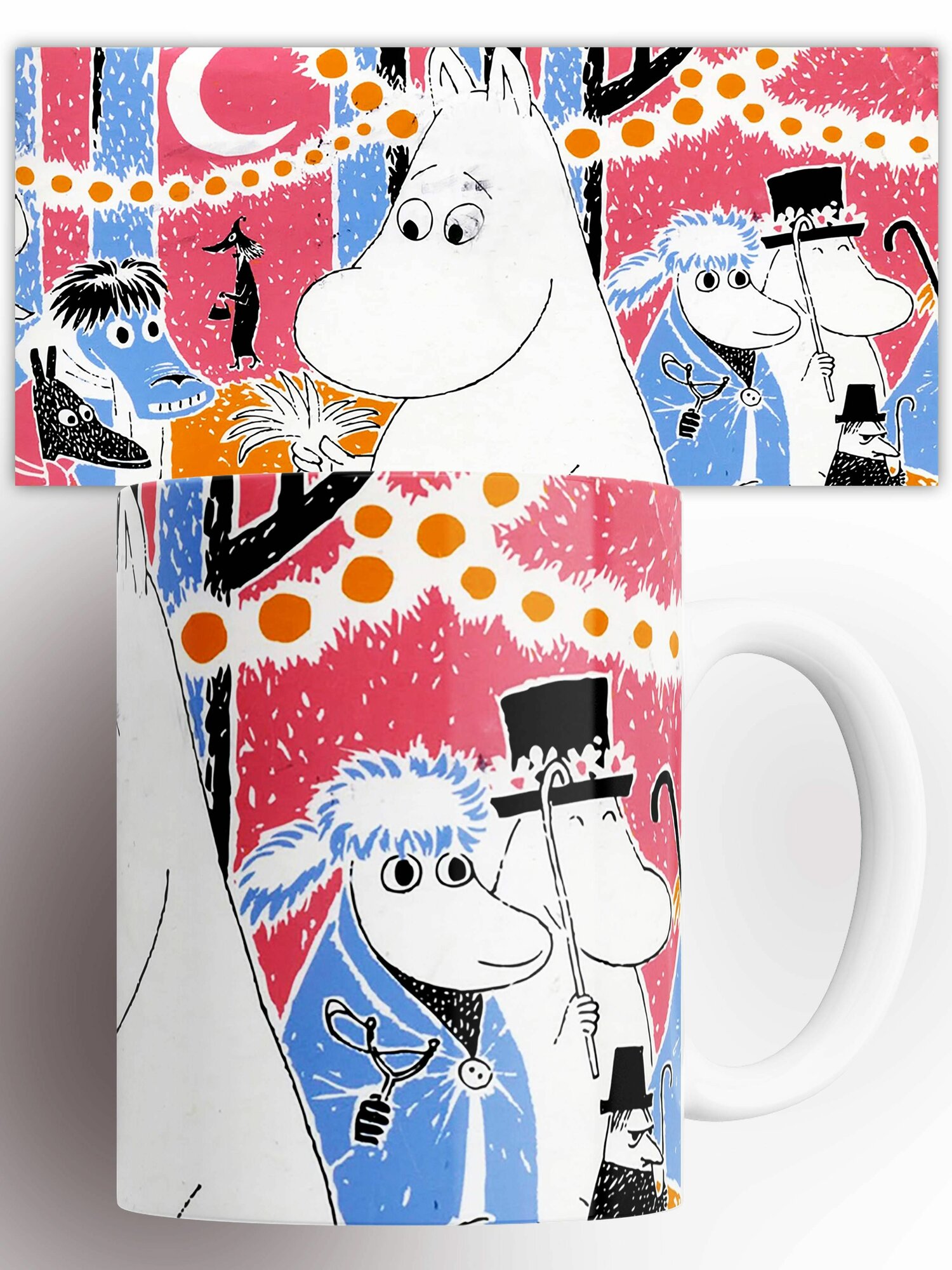 Кружка Муми-тролли Tanoshii Muumin Ikka 330 мл