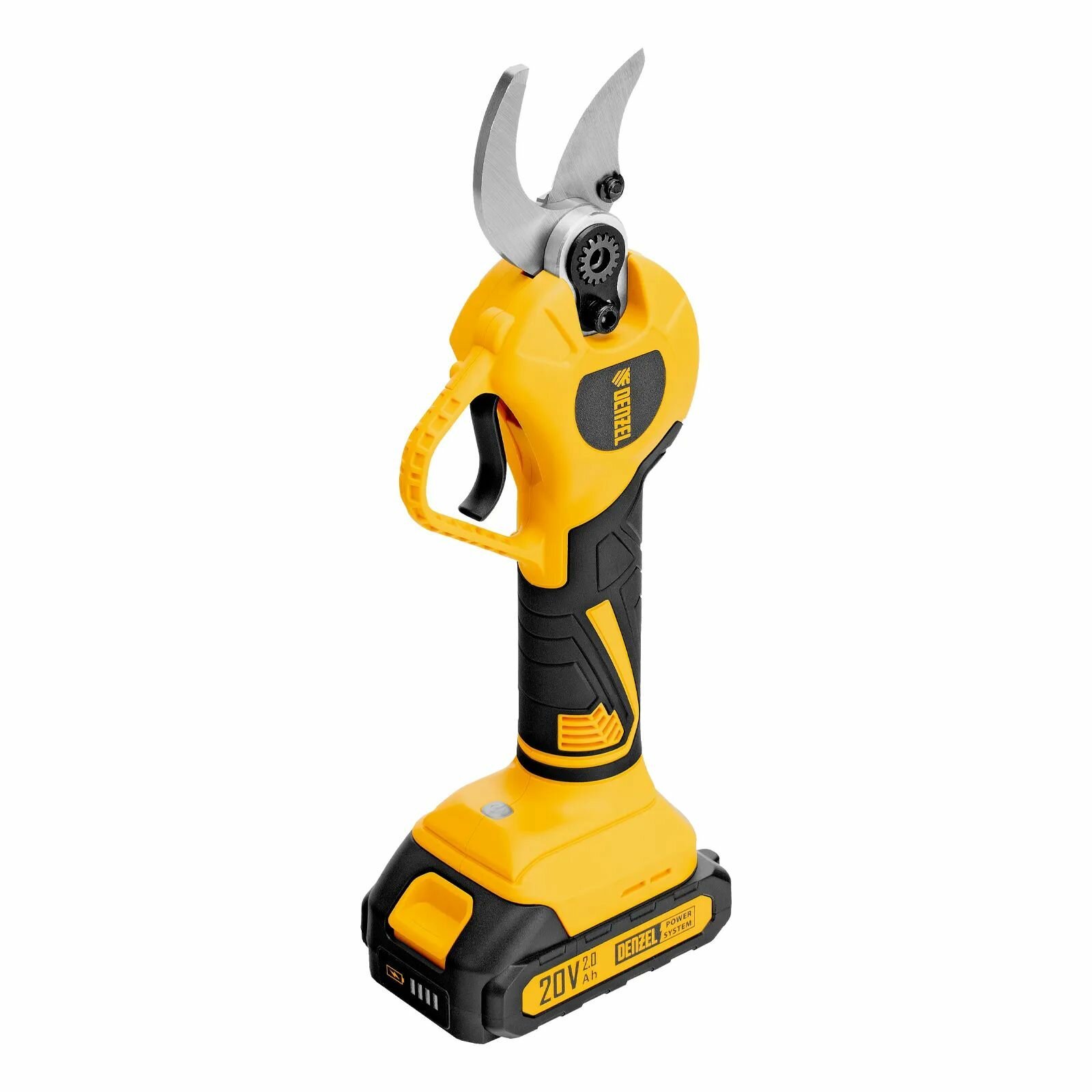 Секатор аккумуляторный, бесщет, CP-30BL, Li-Ion, 20 В, лезвия SK5 // Denzel