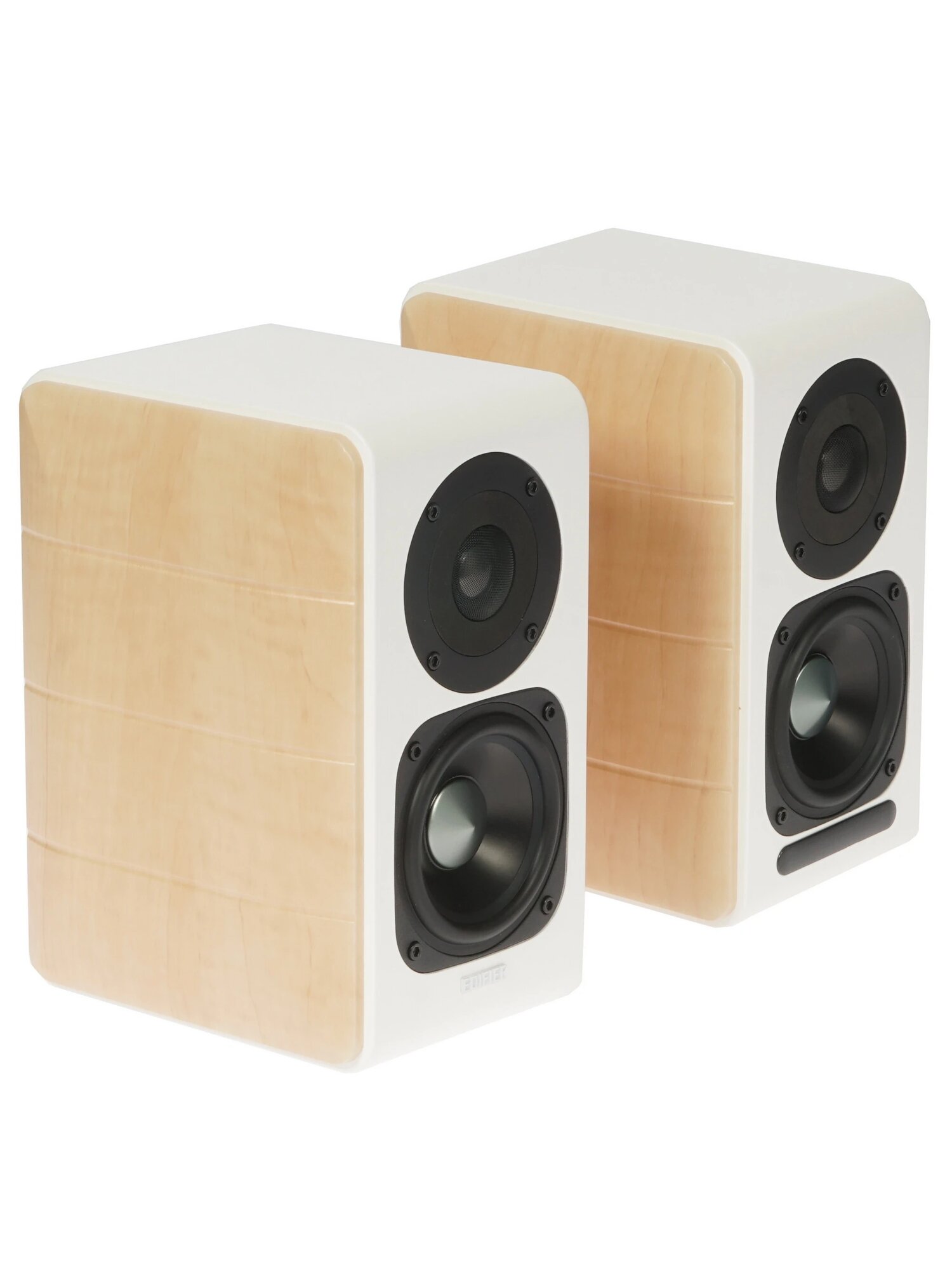 Компьютерная акустика 2.0 Edifier S880DB белая/дерево, 2*44Вт, 55-20кГц, BT, USB, optical coaxial, PC, AUX