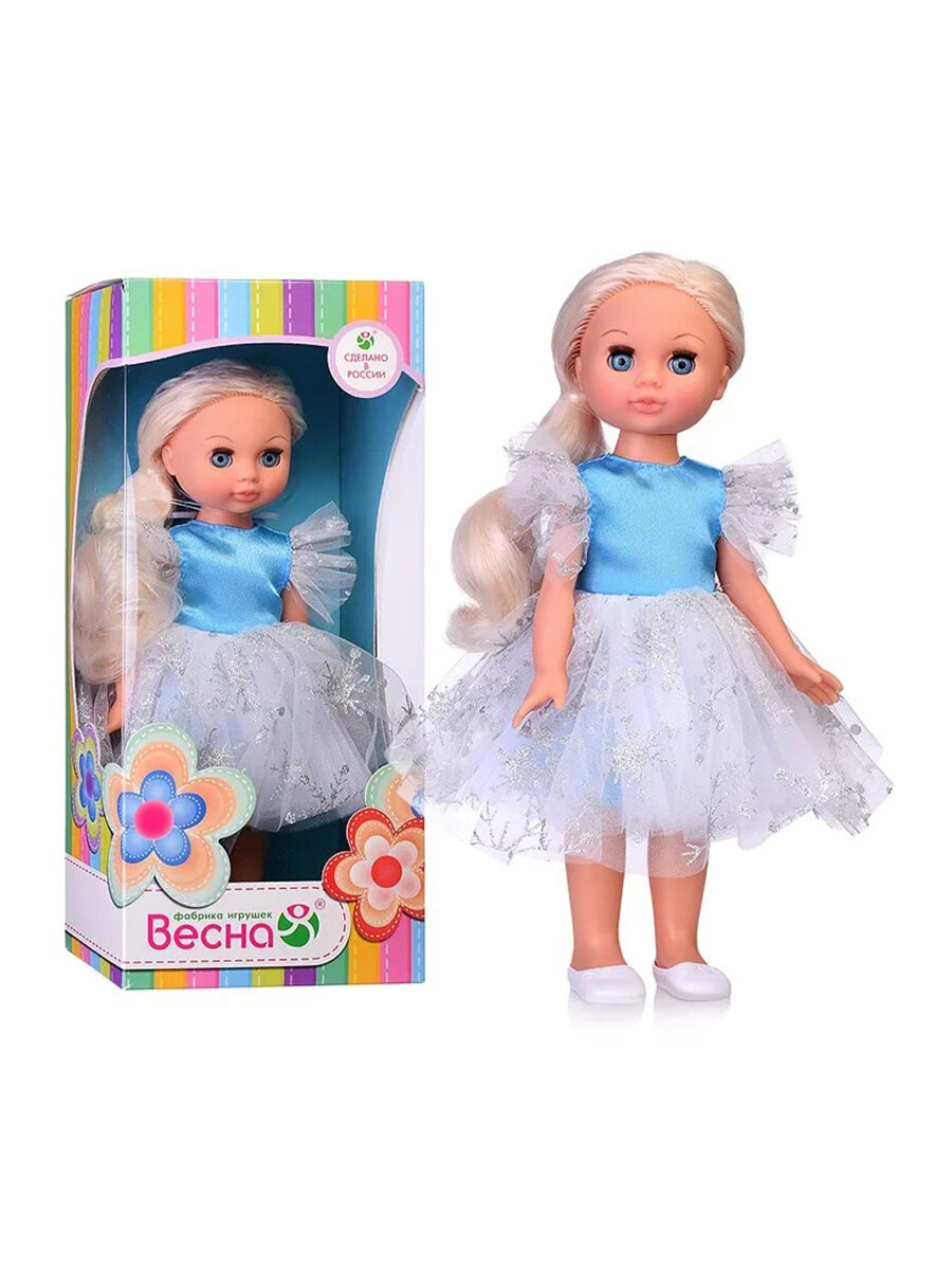 Весна Кукла Эля снежинка 30 см В4479 с 3 лет