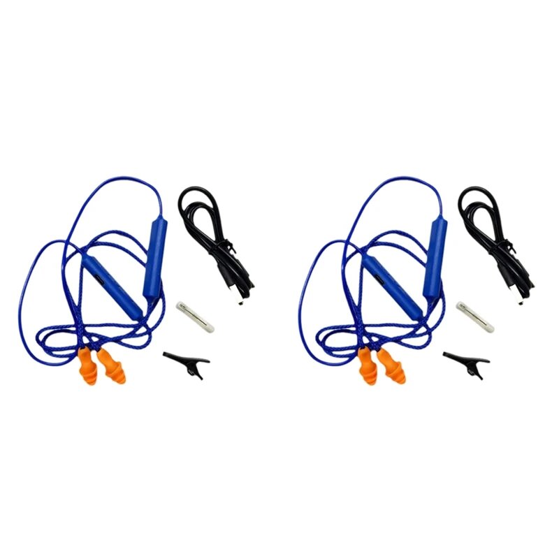 B63B-2X Беруши Bluetooth-наушники для работы, шумоподавление, защита слуха, строительные места, шумные места, синий