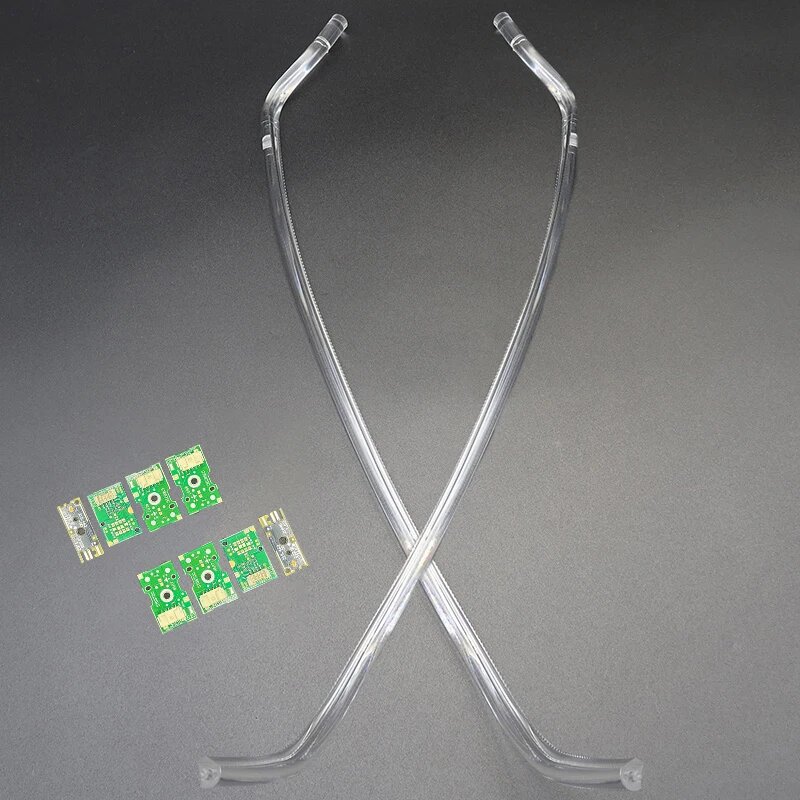 Автомобильный DRL CHIP, белый свет, дневная фара для Mercedes Benz Angel Eye Chip GLS W167, модуль балласта 2020-2024, полоса кабелепровода США A pair