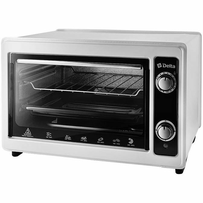 Мини-печь DELTA D-0122 белая 37л