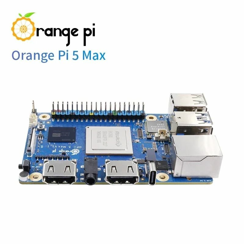 Orange Pi 5 Max 16GB RAM Одноместный компьютер LPDDR5 RK3588 чип M.2 PCIE 2.5G LAN WiFi+BT OPi Orangepi 5 MAX Development Board