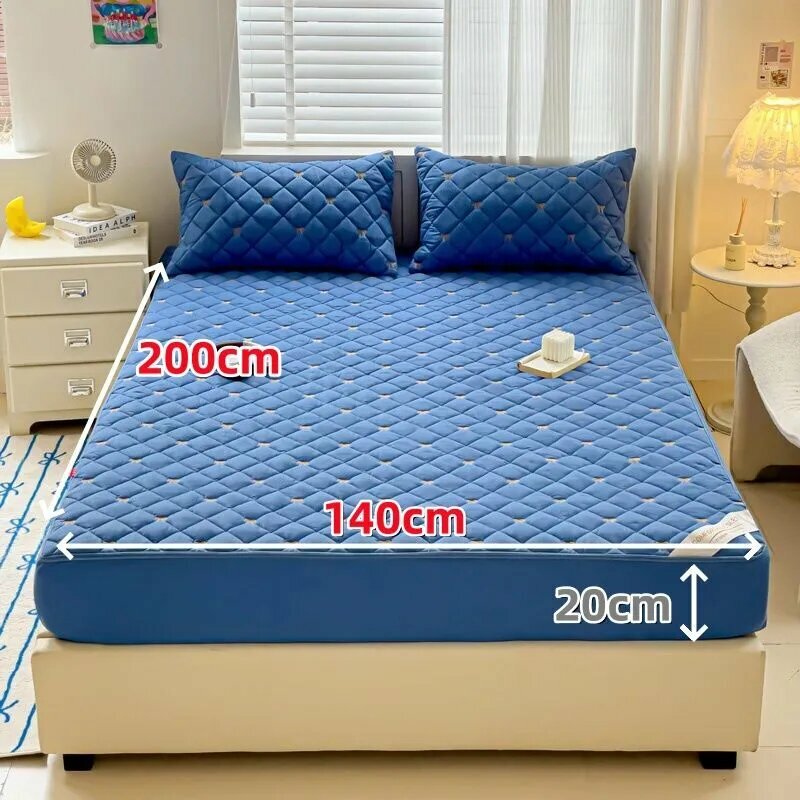 Наматрасник 140x200х20см темно-синий