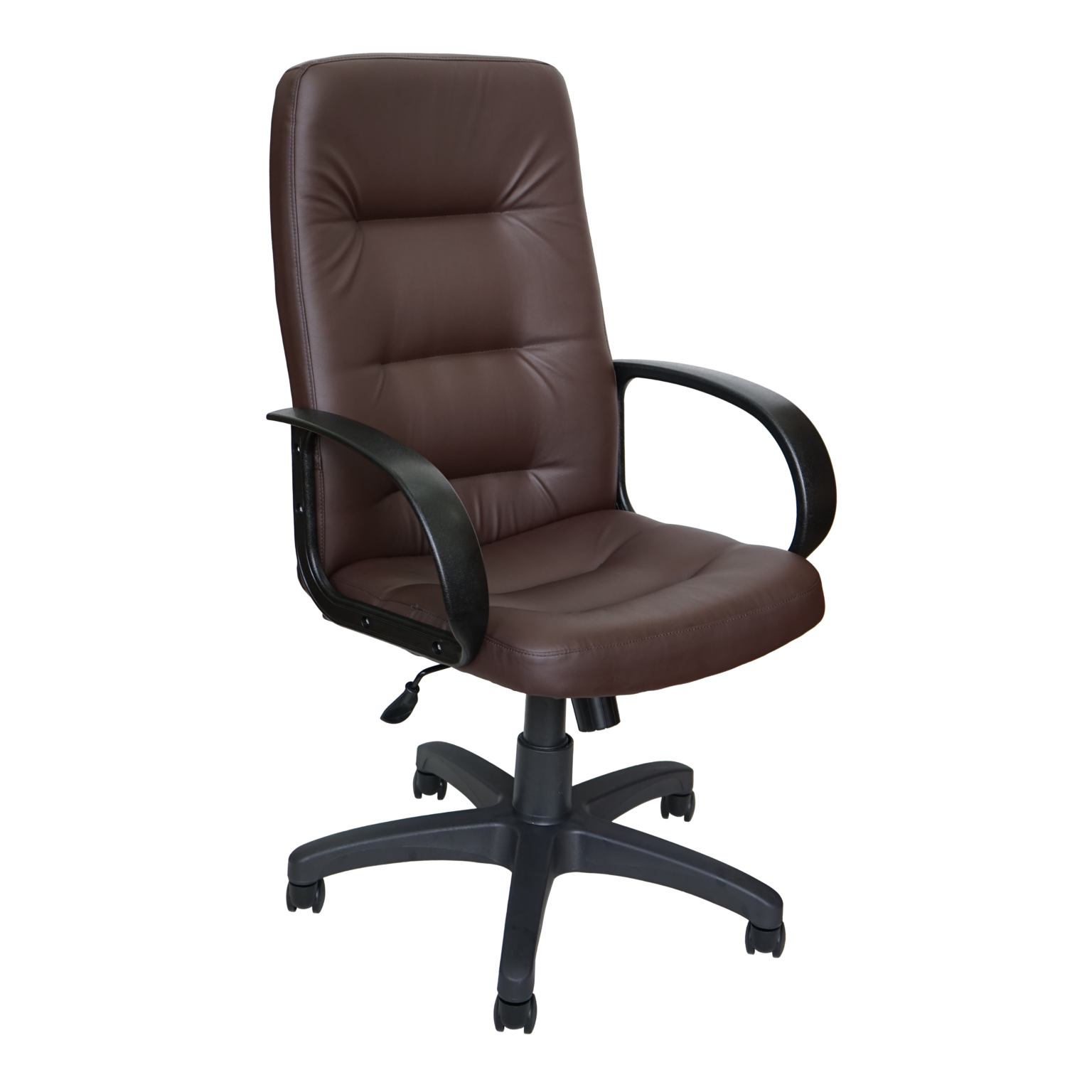 ЯрКресло "пласт ЭКО3", экокожа, цвет шоколад, механизм регулировки высоты