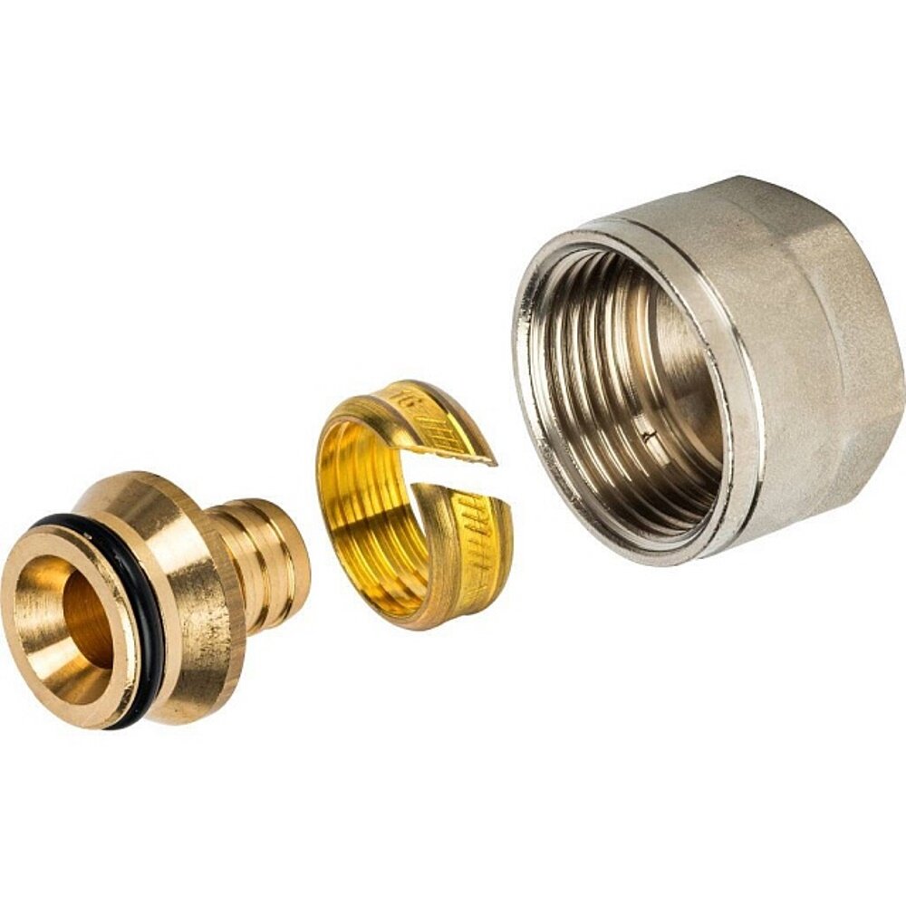 Фитинг компрессионный STOUT SFC-0020-001620 для труб PEX 16х2,0х3/4