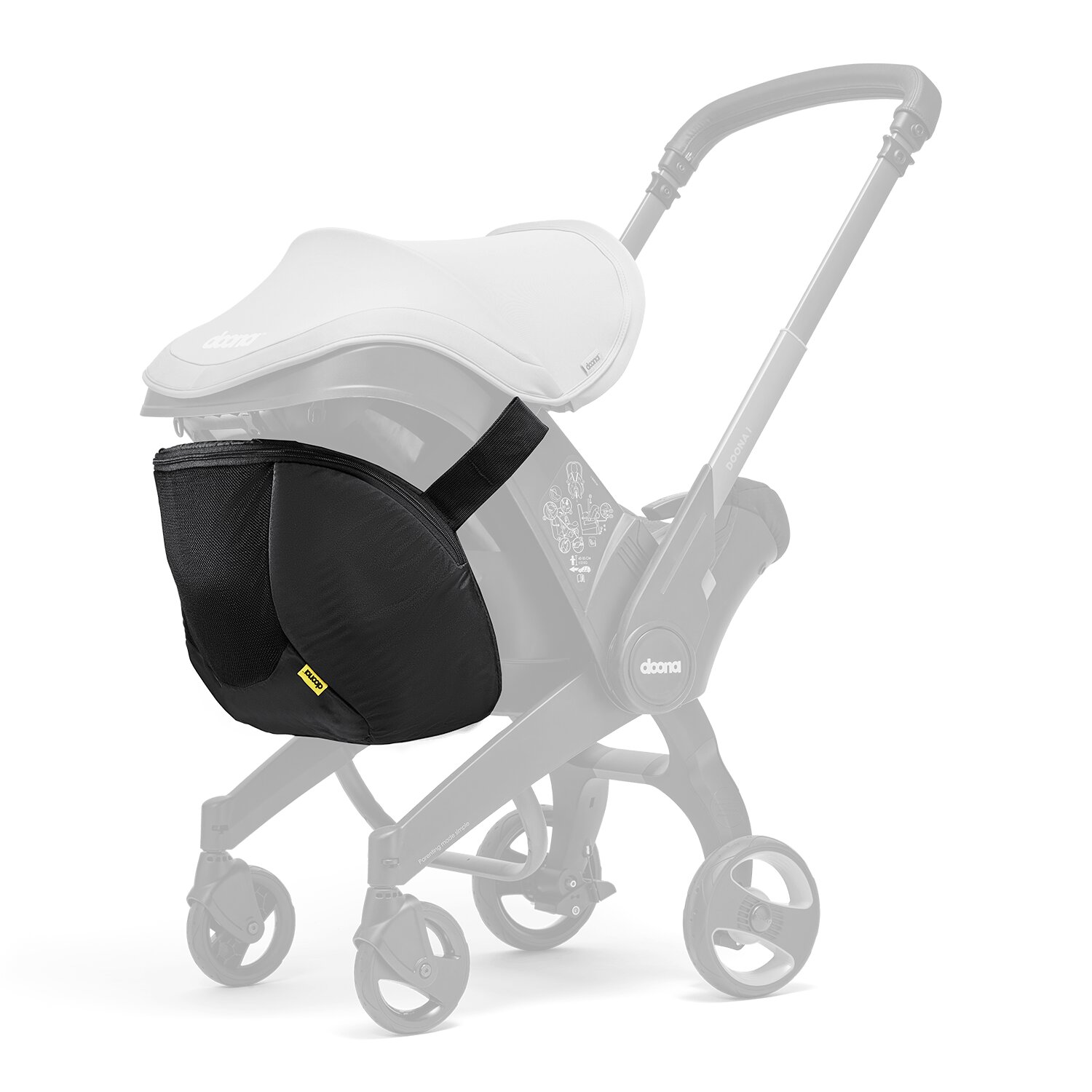 Пристяжной отсек - сумка для хранения на коляску Doona+ /Doona I