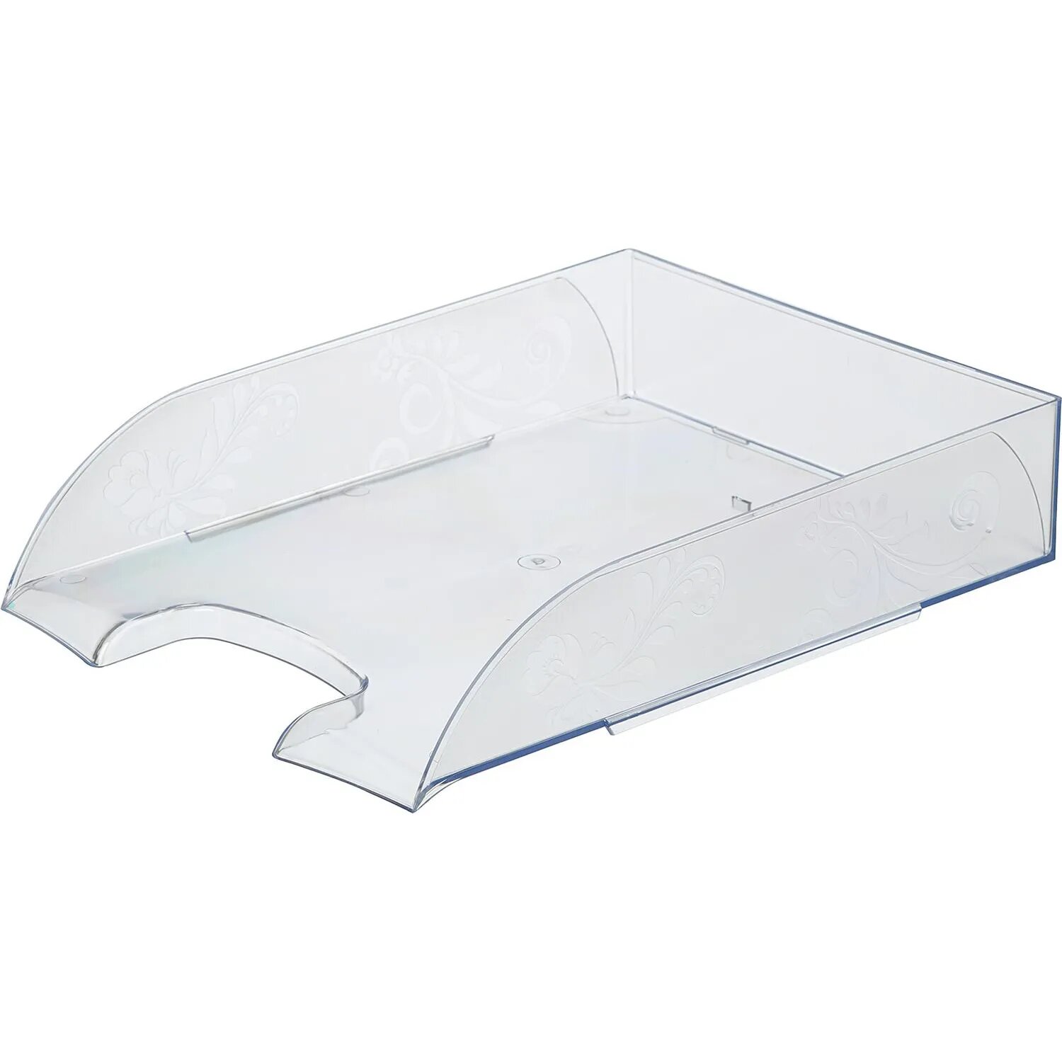 Лоток горизонтальный Комус Русская серия, прозрачный