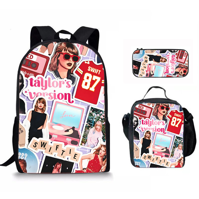 Модный дорожный рюкзак TaylorSwift Taylor Swift Swift, сумка через плечо, набор пеналов, легкая сумка