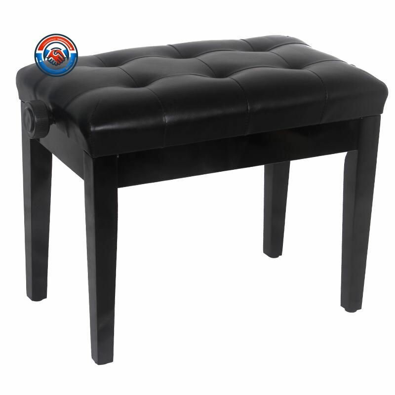 Банкетка для пианиста с регулировкой высоты 46,5–52,5 см — складной стул для фортепиано, цифрового пианино для дома