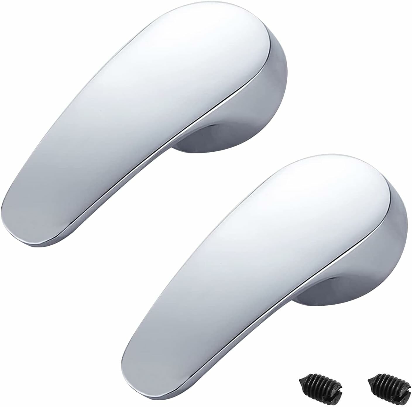 Ручка крана из 2 шт, запасные части для смесителя из сплава, кнопки для кухни и ванной комнаты