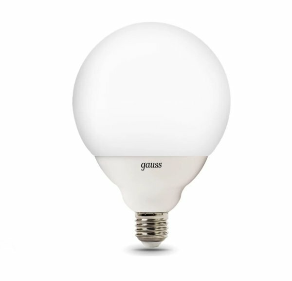Лампочка G125 E27 22W 3000К Gauss