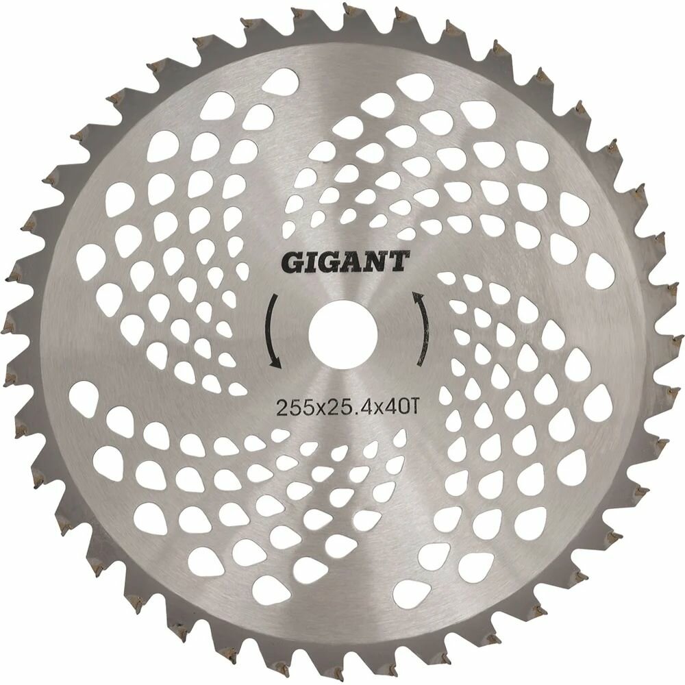 Нож диск для триммера 255 мм Gigant SKL40T-25