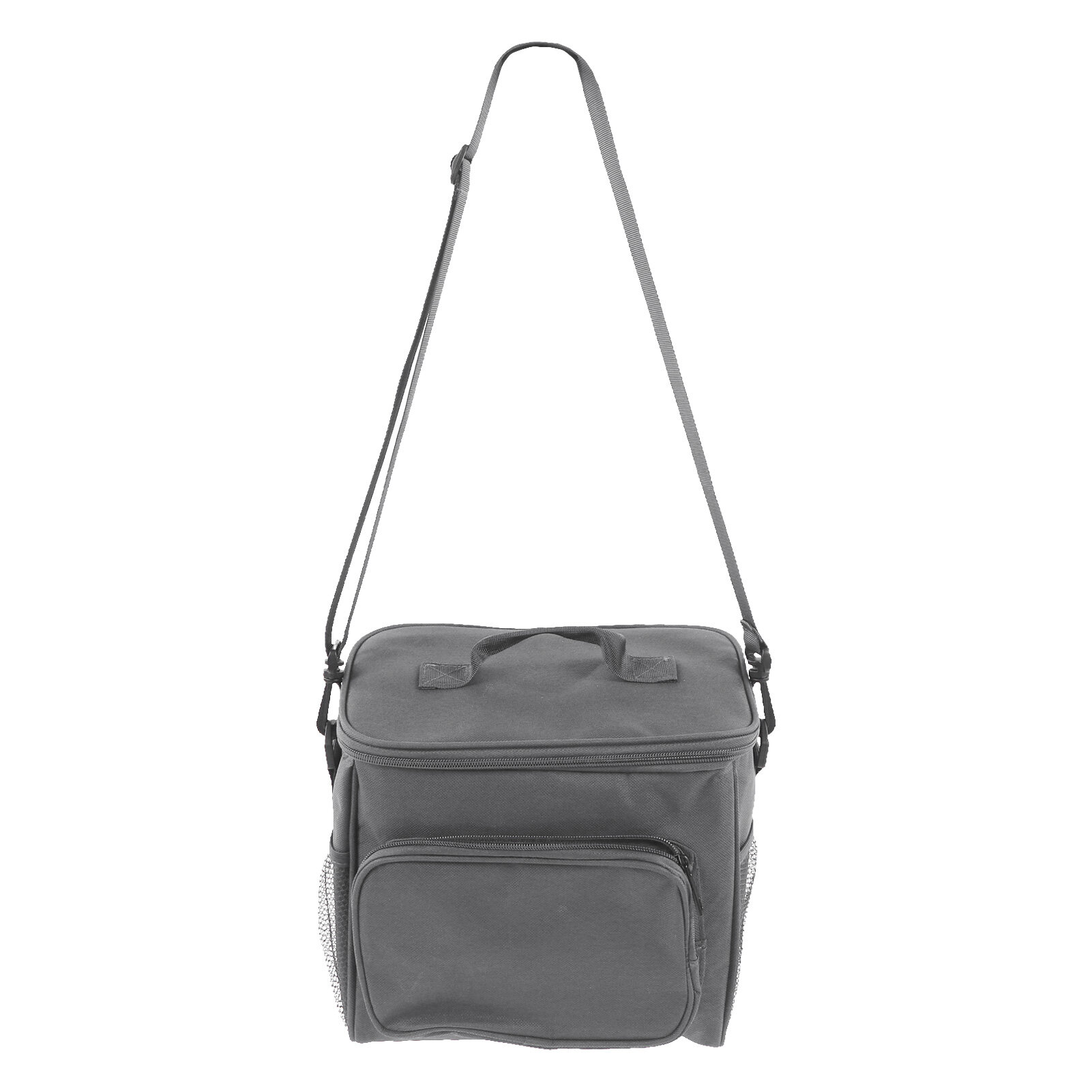 Сумка для обеда оксфордская ткань с большим мастерством ручной работы с утолщенным 2 -слойным тепловым ланч -коробкой для пикника для пикника серое