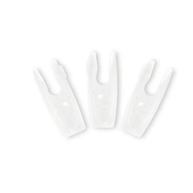 50 шт, наконечник для стрельбы из лука, хвост, наконечник для стрелы, ID 4,2/6,2 мм, Белый, white