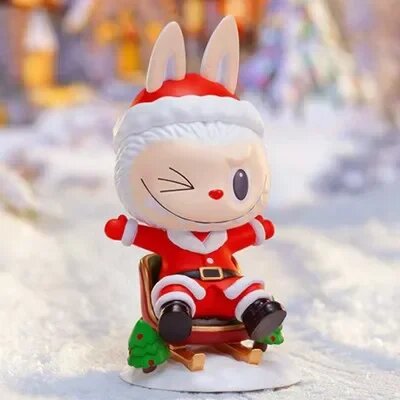 POP MART Labubu Santa Rabbit на санках, The sled