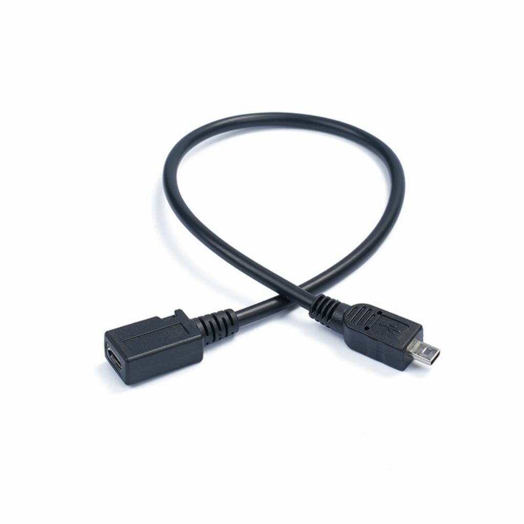 Кабель для передачи данных Micro USB female-mini usb 8p male