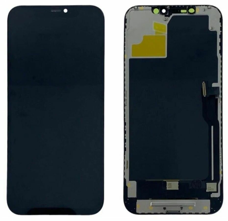 Дисплей (матрица + тачскрин) для смартфона iPhone 12 Pro Max (черный) Incell