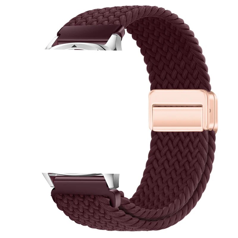 Тканевый нейлоновый ремешок Aaigea для Garmin Wine Red