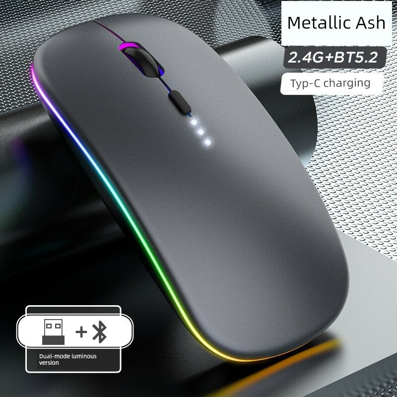 Беспроводная Bluetooth-мышь для Honor Magicbook 14/15/16, бесшумная, для игр и офисной работы, с зарядкой Bluetooth +