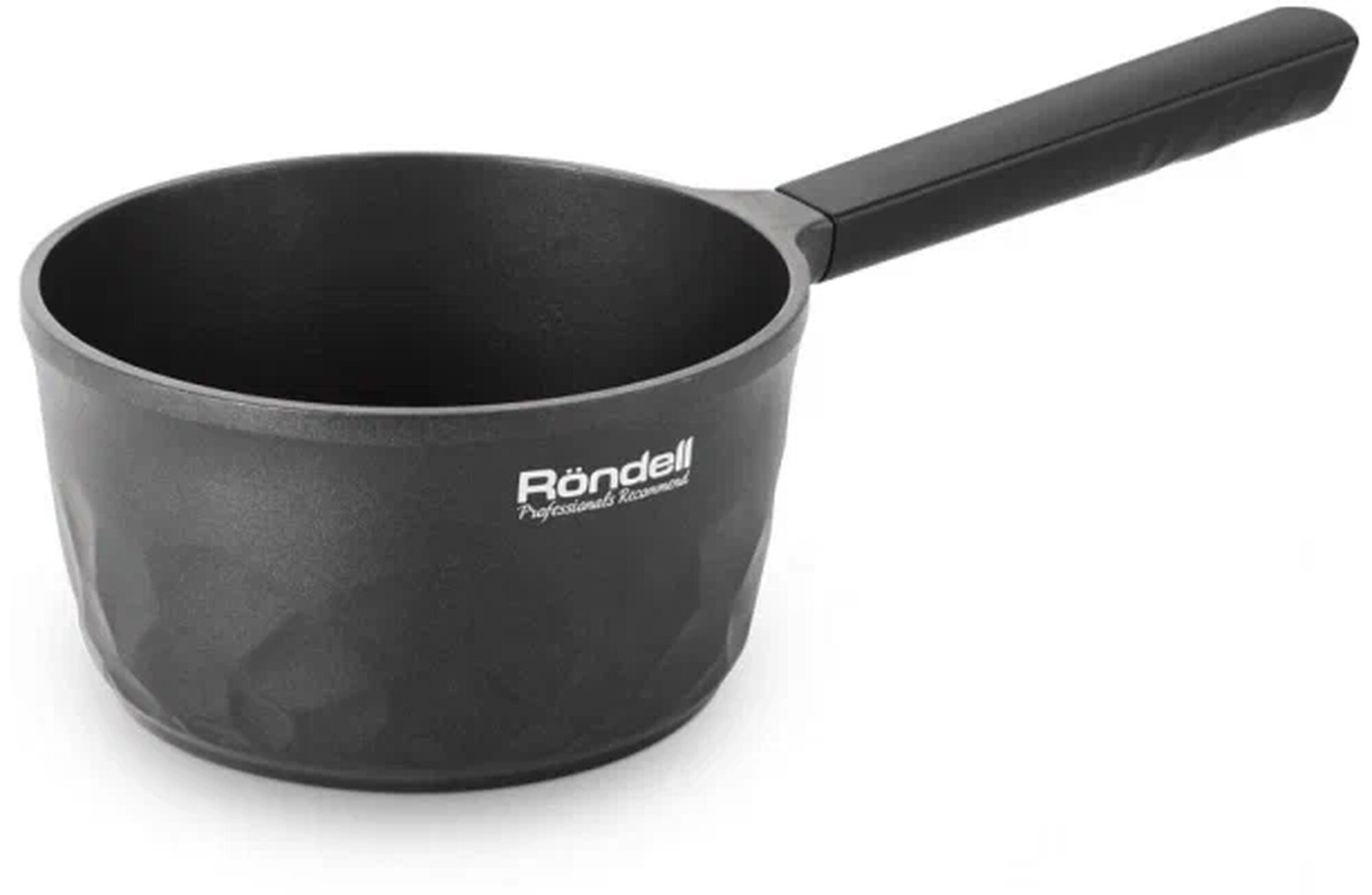 Ковш Rondell ArtDeco, 16см, 1.5л, алюминий, антипригарное покрытие, черный