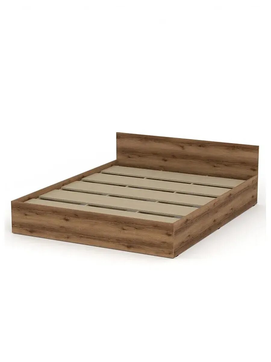 Кровать двуспальная 160х200 деревянная с изголовьем, от производителя