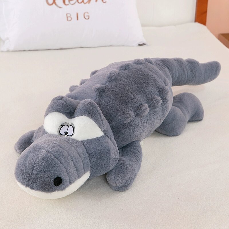 Плюшевая игрушка крокодил, очень большая кукла, милая мягкая игрушка, подушка для сна, длинная подушка, гигантская