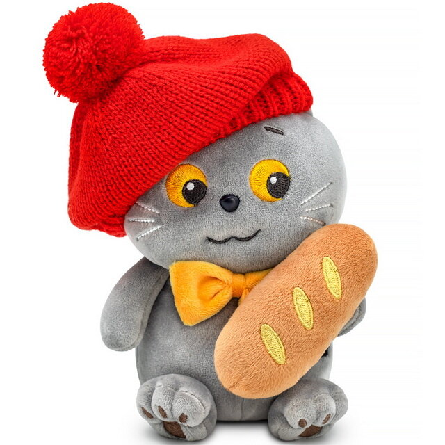 Мягкая игрушка Кот Басик - Бонжур 16 см, коллекция Эмоции, Budi Basa, KsE-007