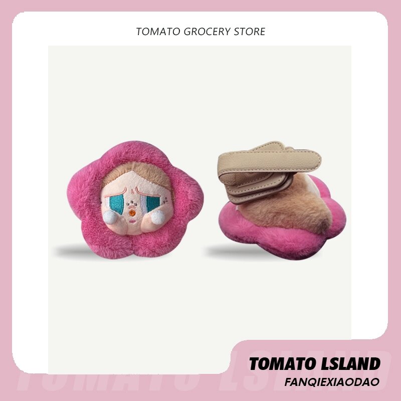 Дизайн 'Rosy Girl': клип-зажим для очков с кейсом, светло-бежевый, одиночный для авто